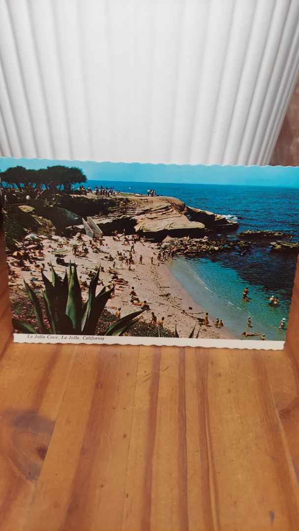 1970s La Jolla Cove Beach, La Jolla California Postcard – Jackson Square